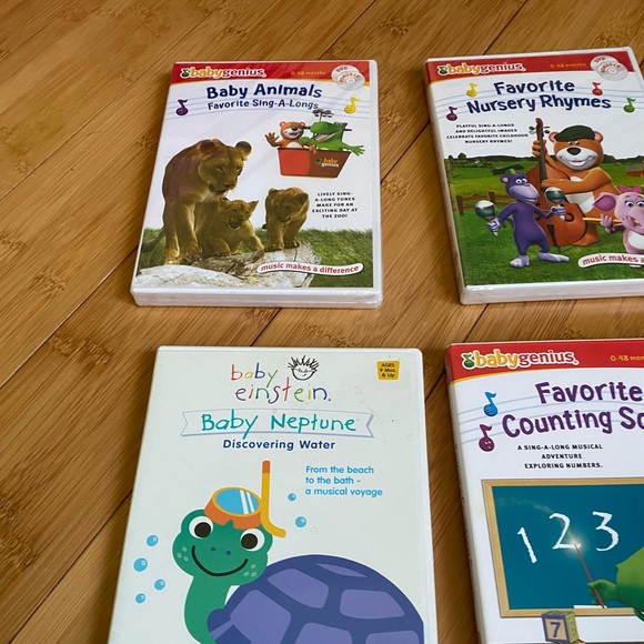 Media | Baby Genius Dvds Baby Einstein Dvd Baby Iq Dvd 6 Total 3 Are ...